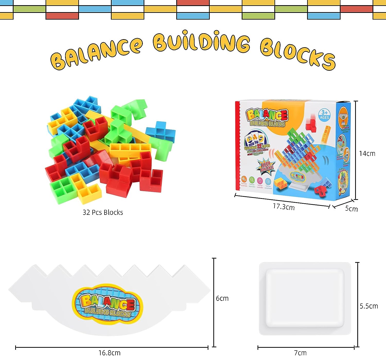 IKemiter Stacking Blocks Balance Game - 32 PCS Board Games Review - The Family Game Guide